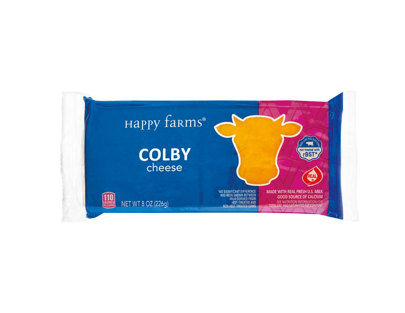 Happy Farms Colby Cheese Block, 8 oz