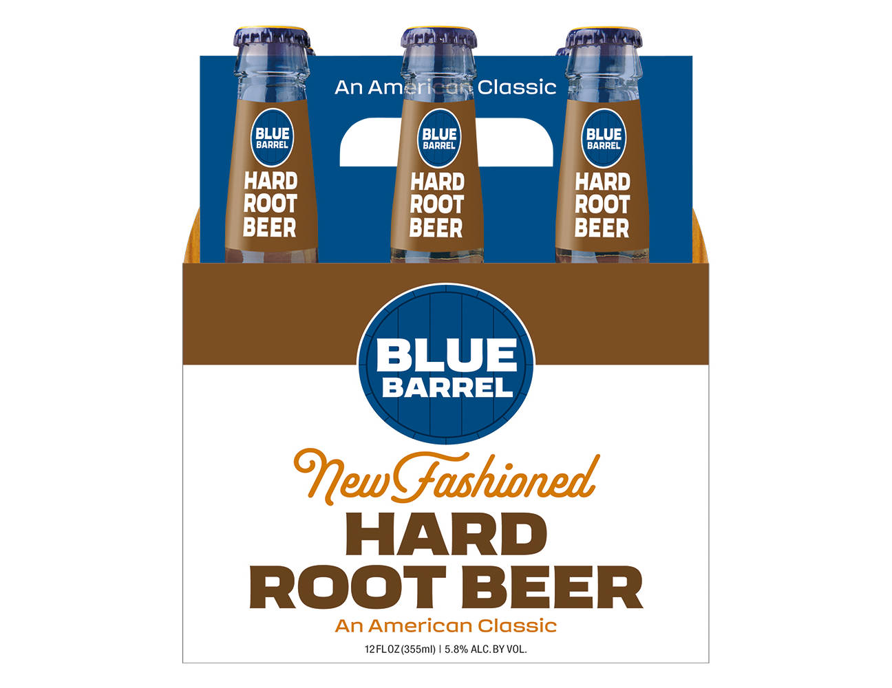 Blue Barrel Hard Root Beer - 6 pack, 12 fl oz
