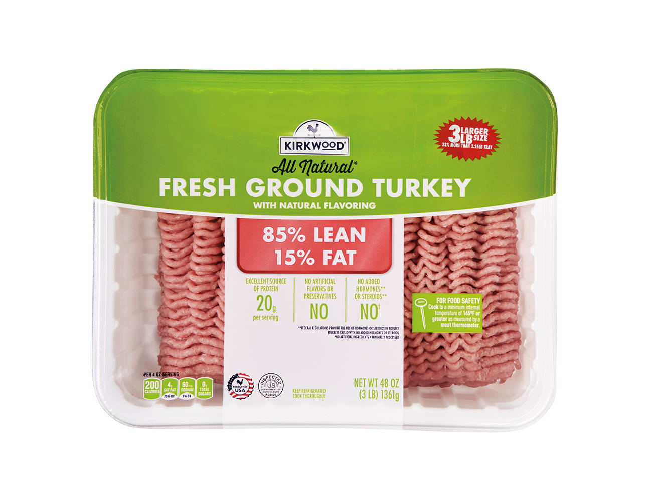 Kirkwood 85/15 Ground Turkey