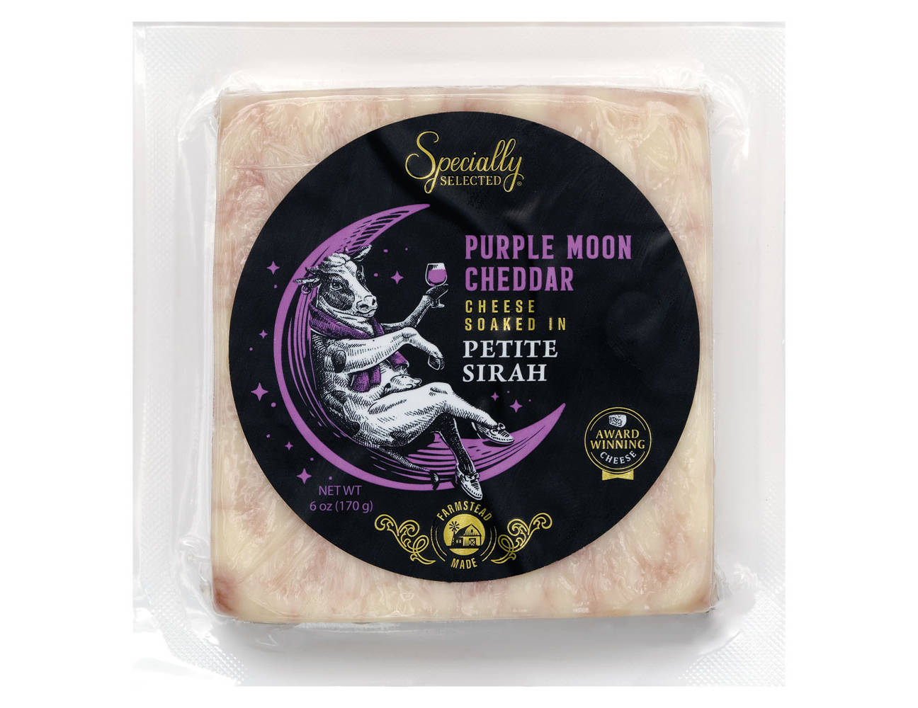 Specially Selected Purple Moon Cheddar Cheese, 6 oz