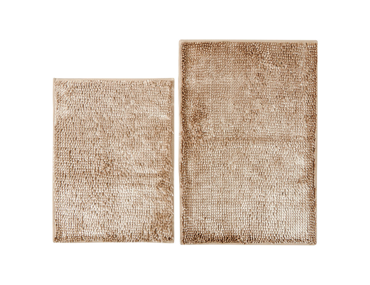 KIRKTON HOUSE 2 Piece Luxury Chenille Bath Rug, Tan