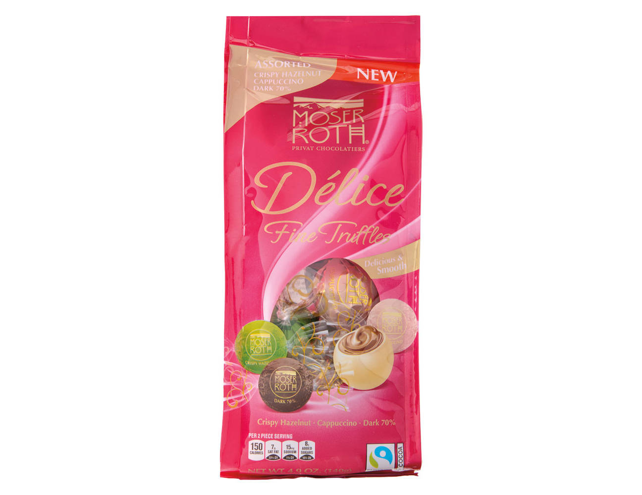 Moser Roth Assorted Chocolate Delice Truffles, 5 oz