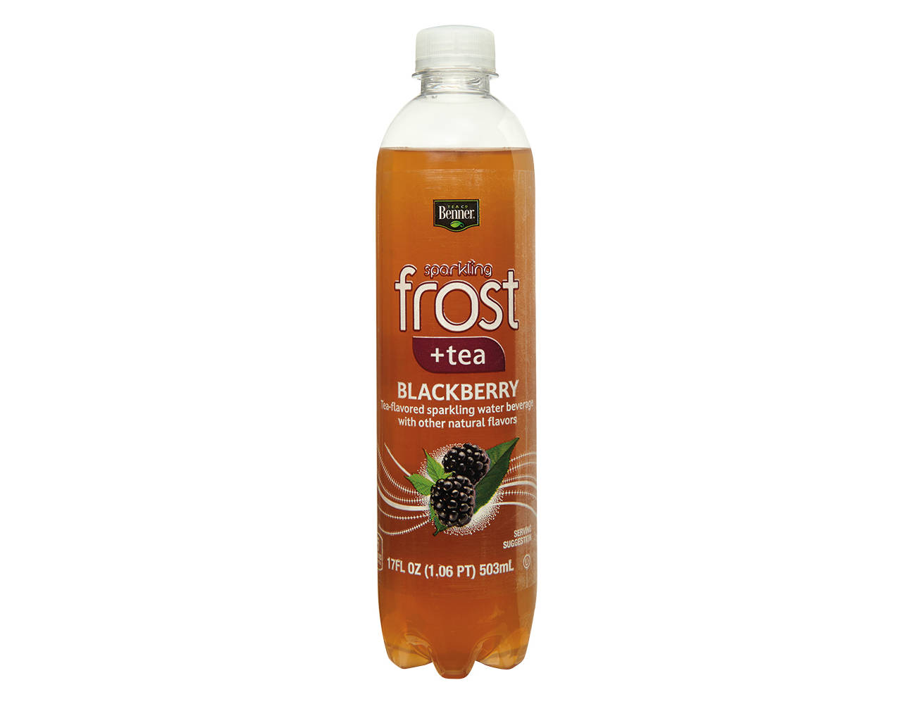 Benner Blackberry Flavored Sparkling Frost Plus Tea, 17 fl oz