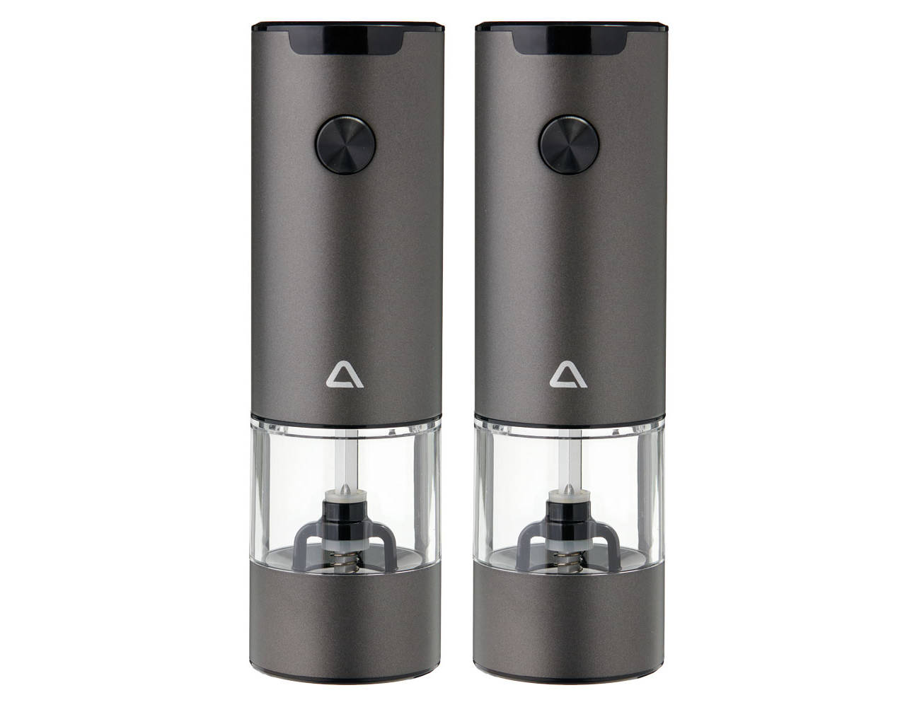 Ambiano Electric Salt & Pepper Mills, Black