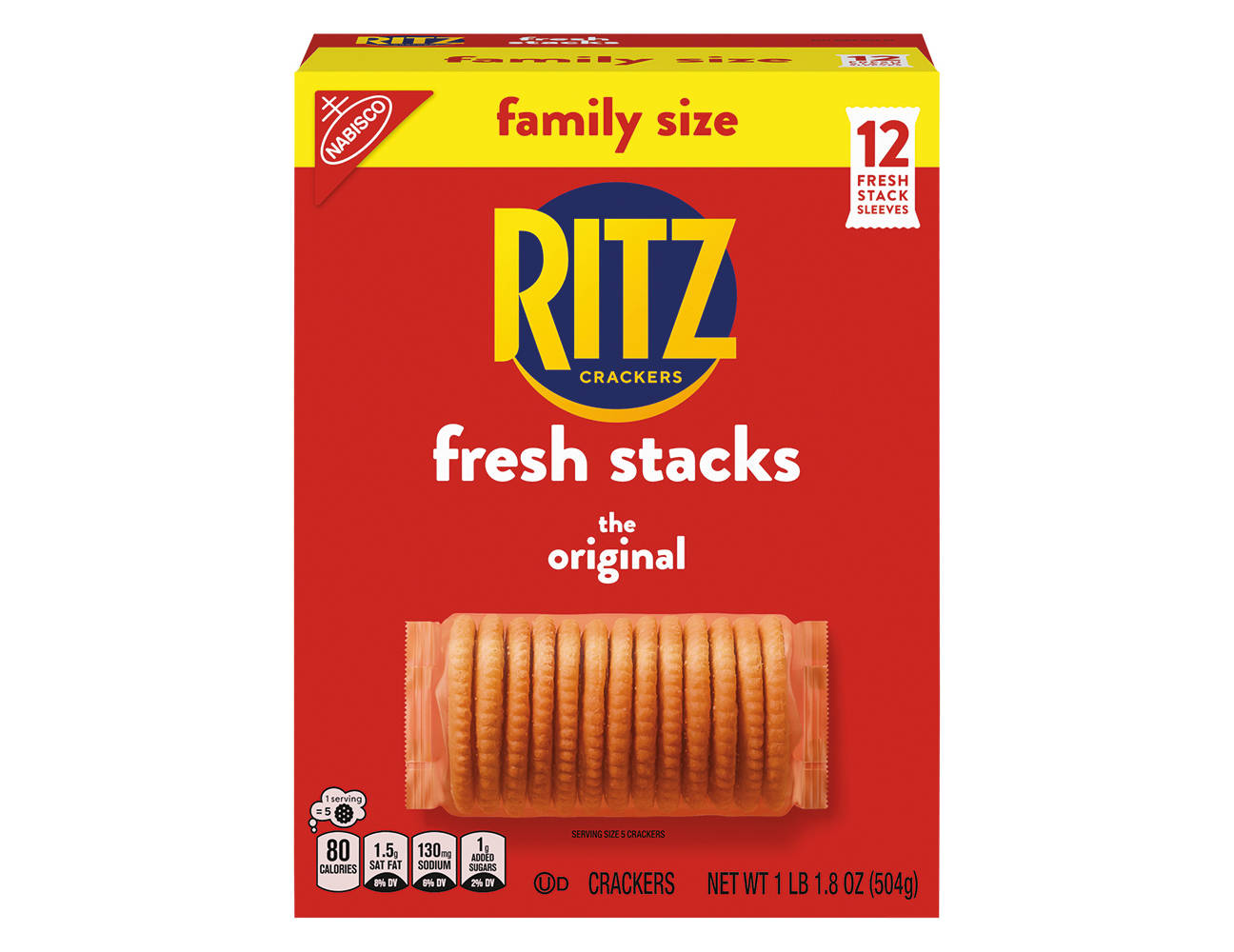 Nabisco Ritz Fresh Stacks Crackers, 17.8 oz