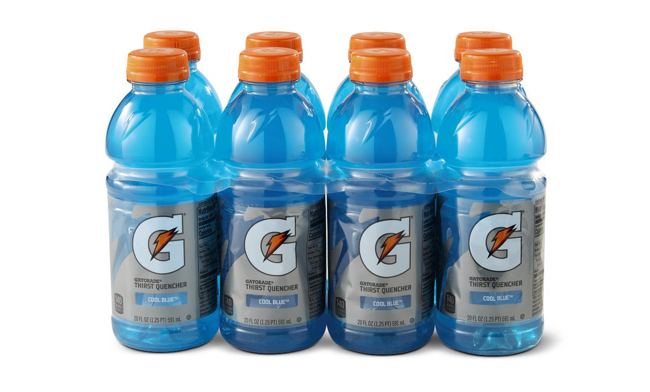 Gatorade Cool Blue Sports Drink, 20 oz bottles, 8 pack