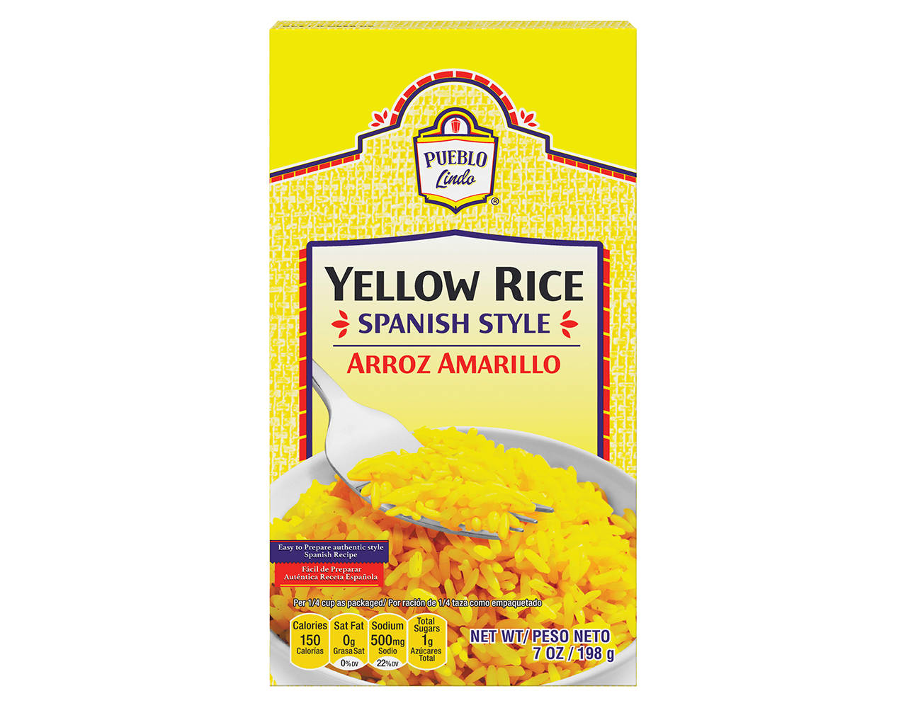 Pueblo Lindo Spanish Style Yellow Rice, 7 oz