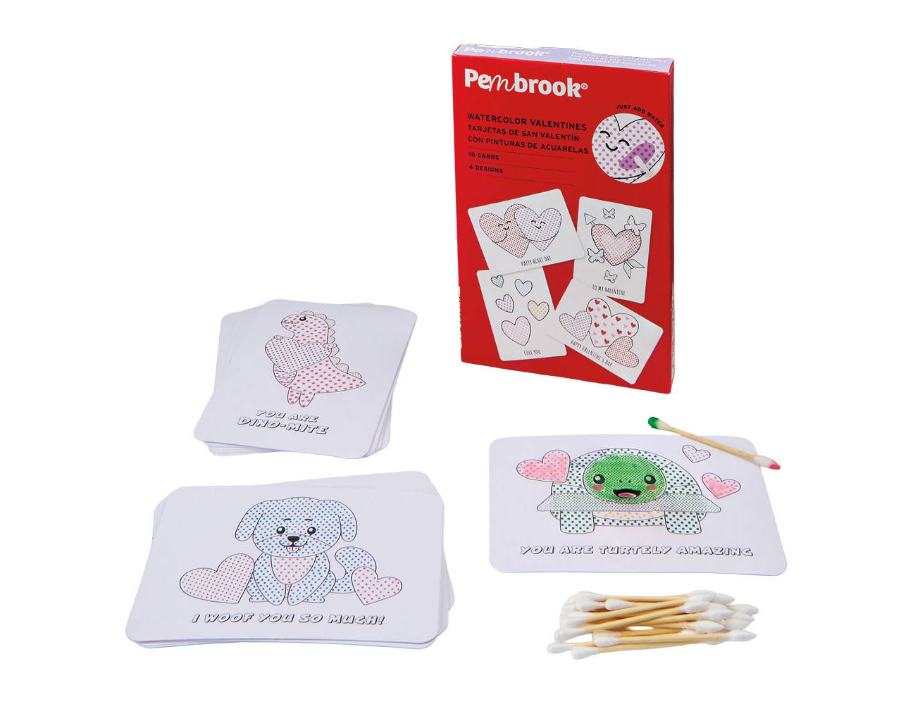 Pembrook Craft Cards Kit - Watercolor Animals