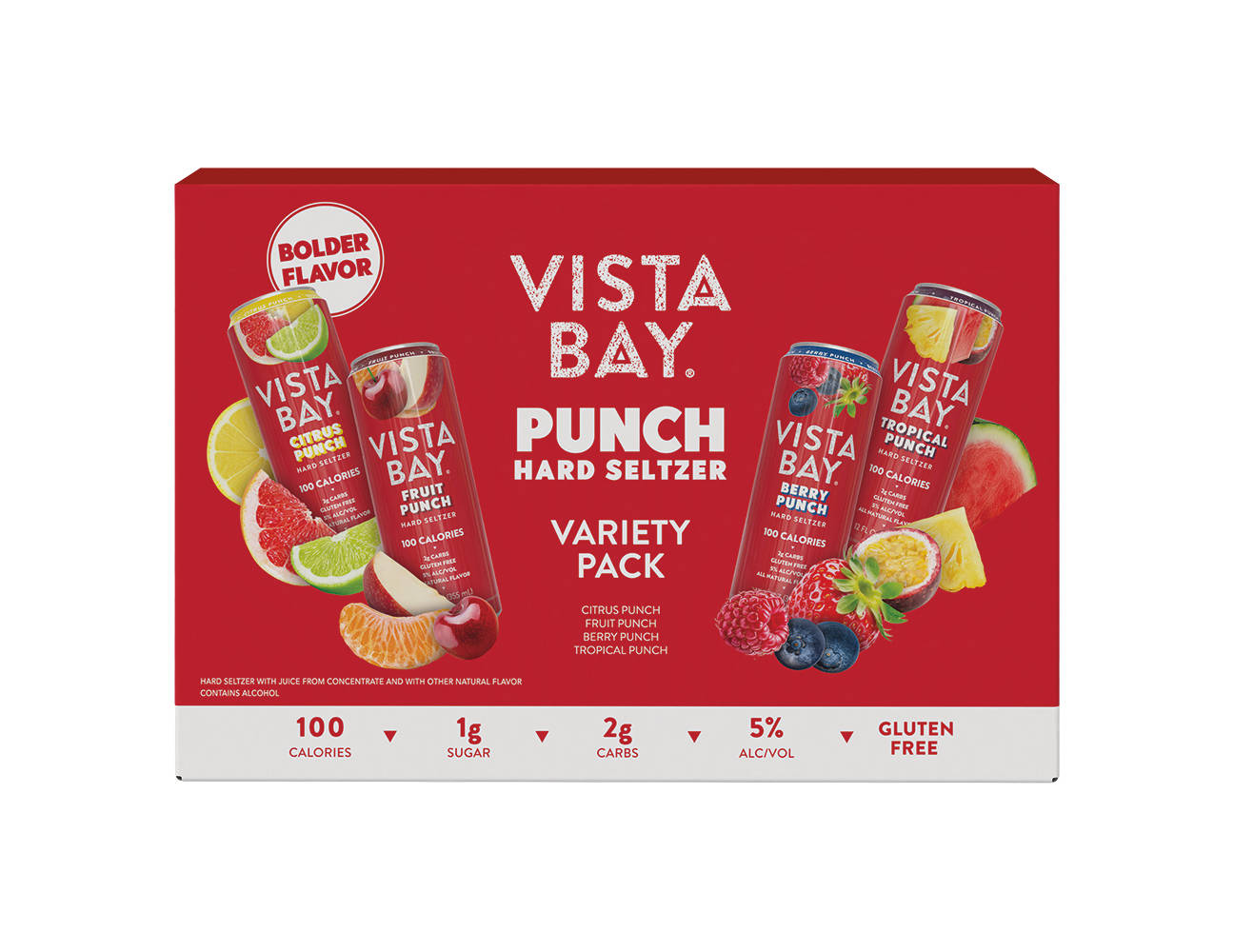Vista Bay Hard Seltzer Punch Variety Pack