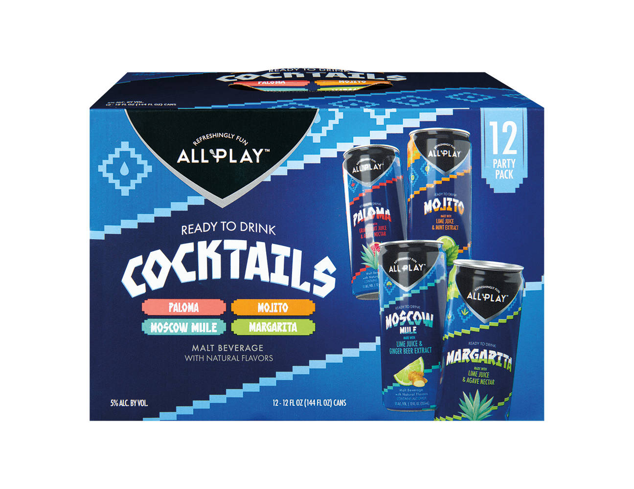 All Play Ready To Drink Cocktail Variety Pack Beverages - 12 pack, 12 ...