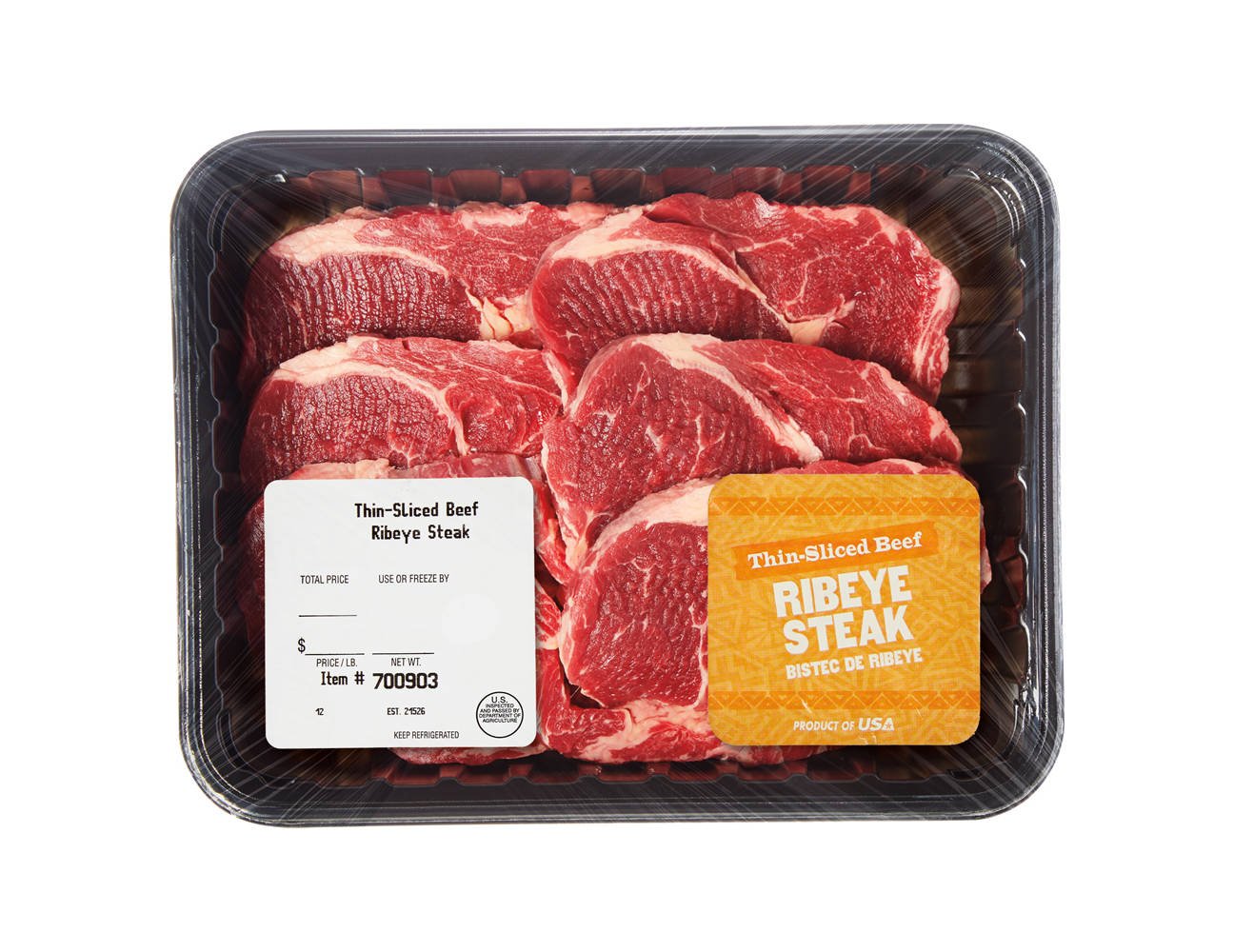 Thin Sliced Boneless Ribeye Steak