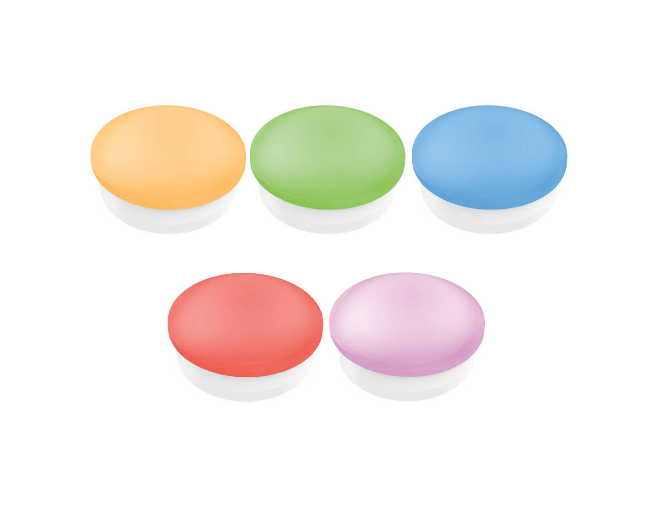 CASALUX 5 Pack Indoor Rechargeable Puck Lights