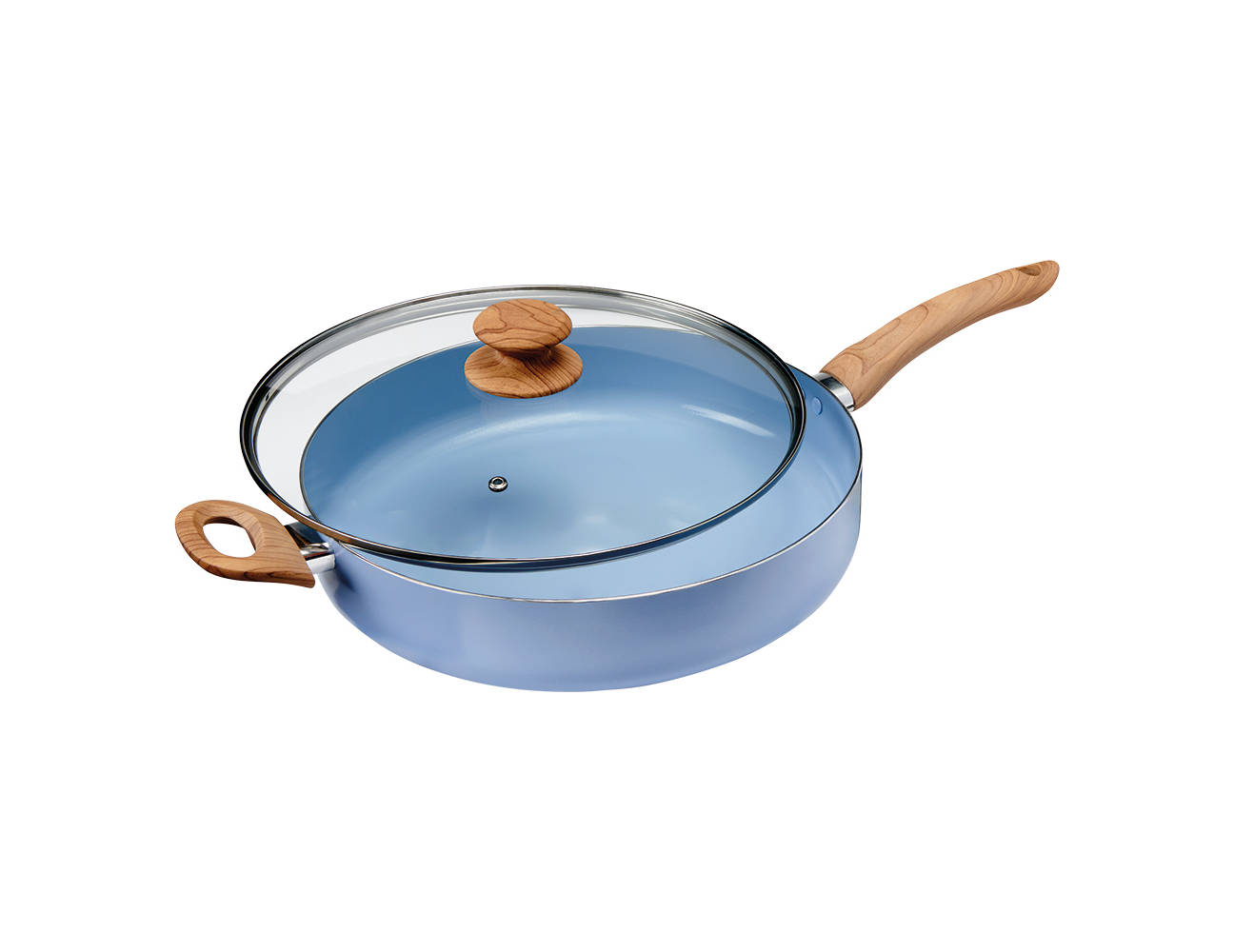 Crofton 12" Nonstick Fry Pan, Blue