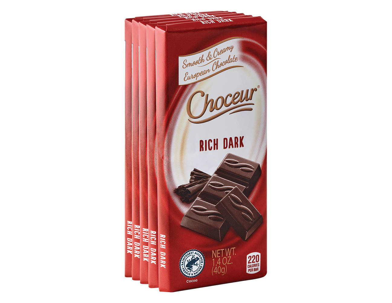 Choceur Dark Mini Chocolate Bars - 5 pack, 1.4 oz