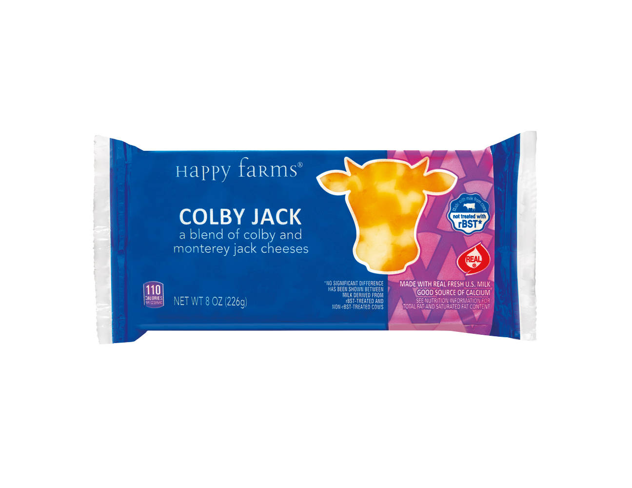 Happy Farms Colby Jack Cheese Block, 8 oz
