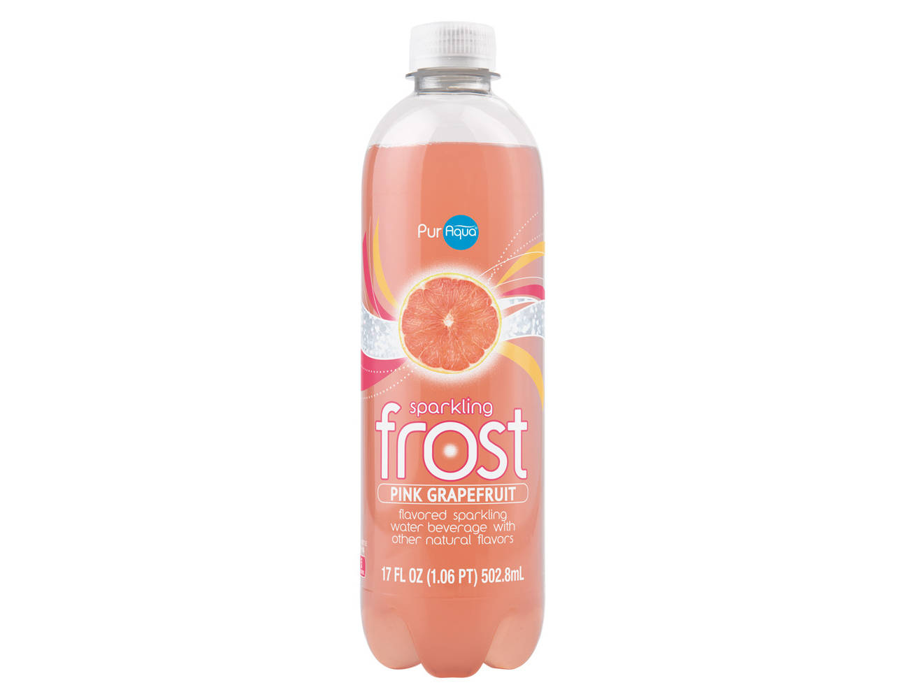 PurAqua Pink Grapefruit Sparkling Flavored Frost Water, 17 fl oz