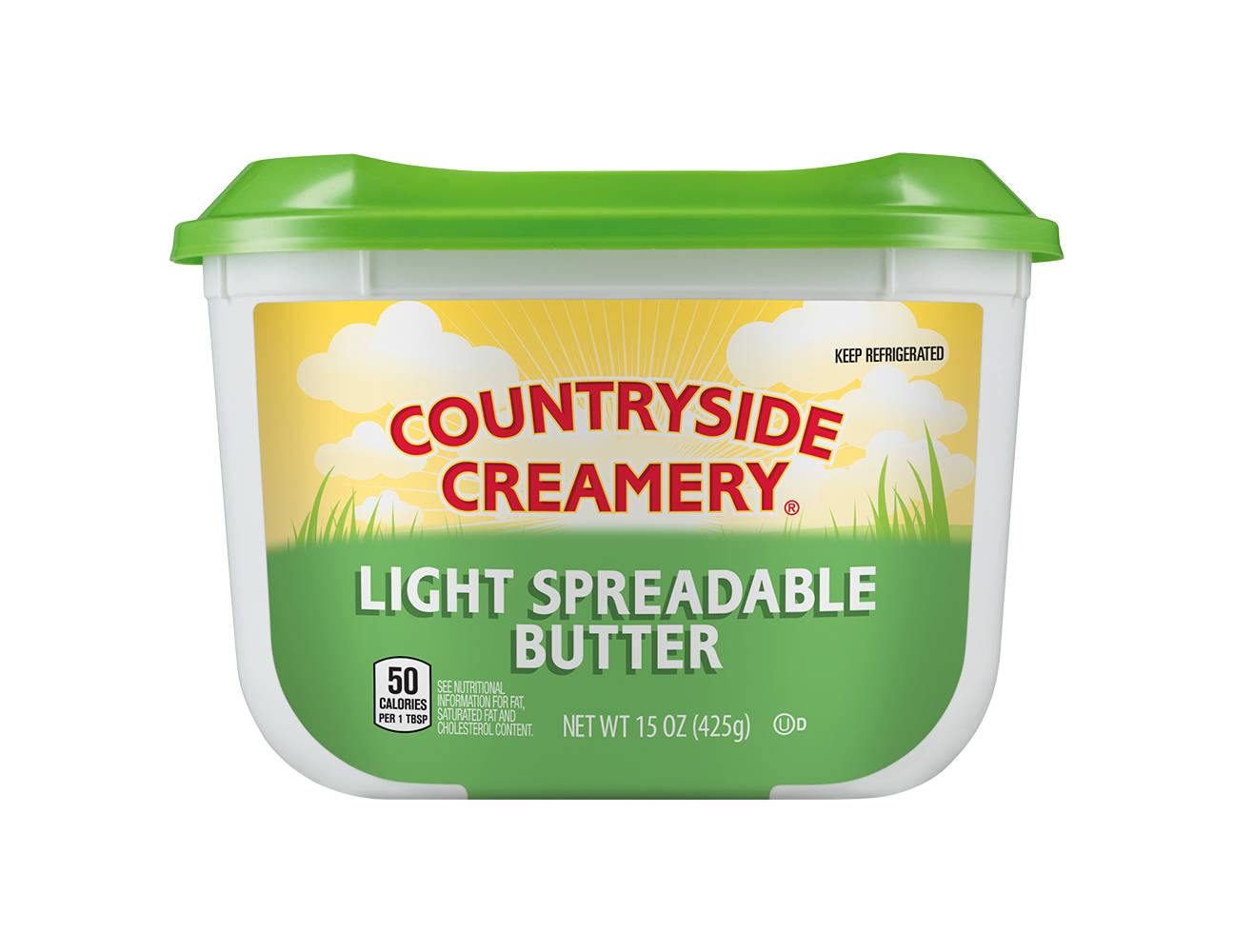 Countryside Creamery Spreadable Butter Light, 15 oz