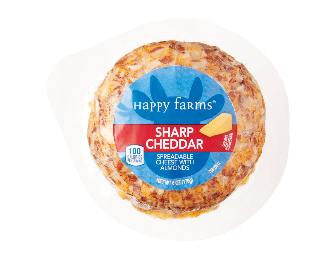 Happy Farms Sharp Cheddar Deli Style Cheese Ball, 6 oz