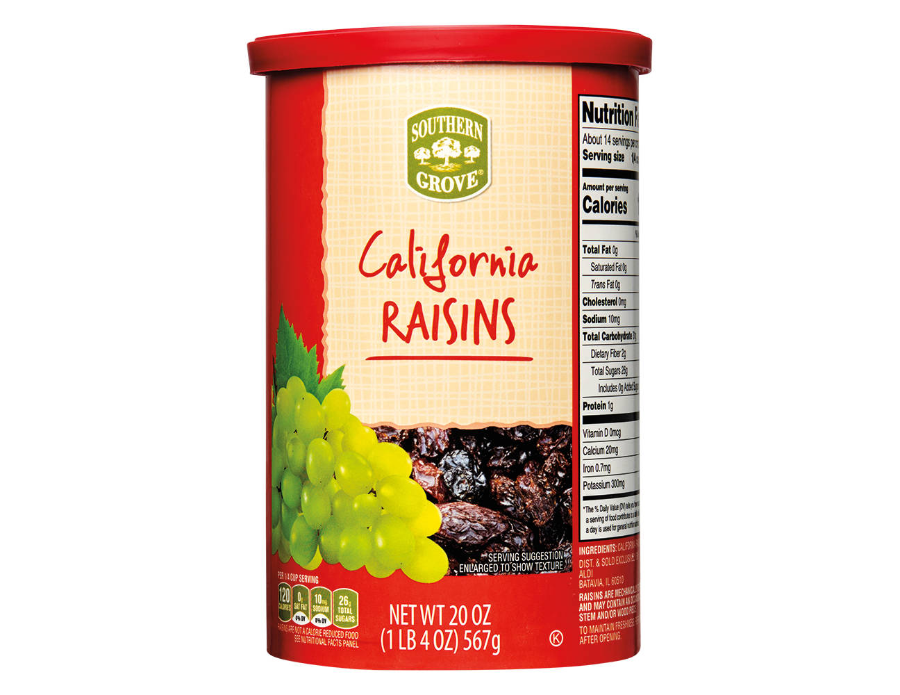 Southern Grove California Raisins, 20 oz