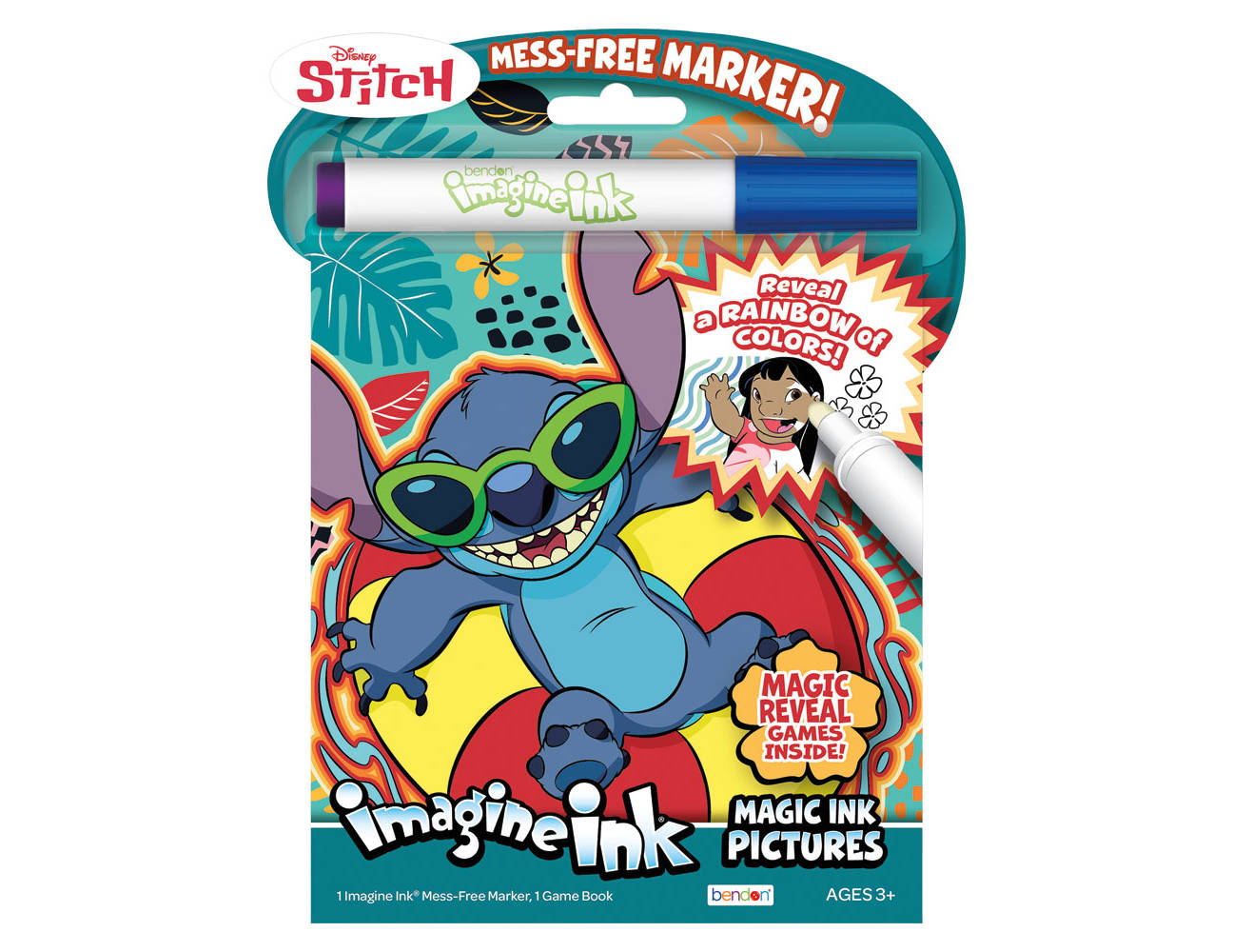 Bendon Stitch Character Magic Ink with Mess Free Marker