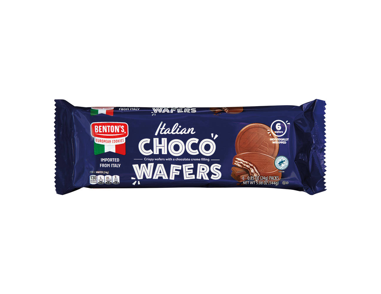 Benton's Italian Choco Wafers, 6 count