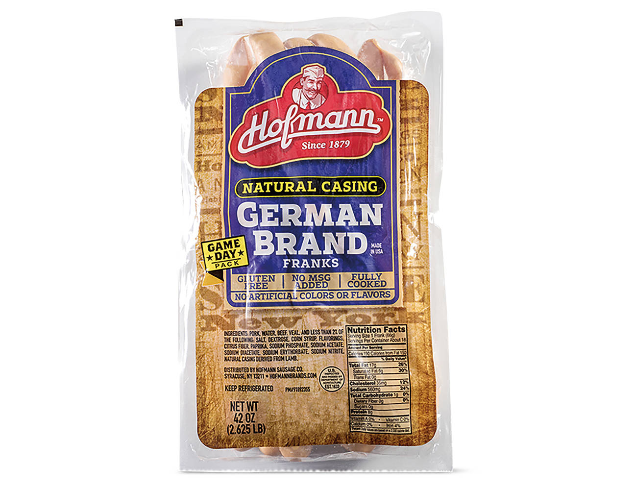 Hofmann Sausage German Brand Franks, 42 oz