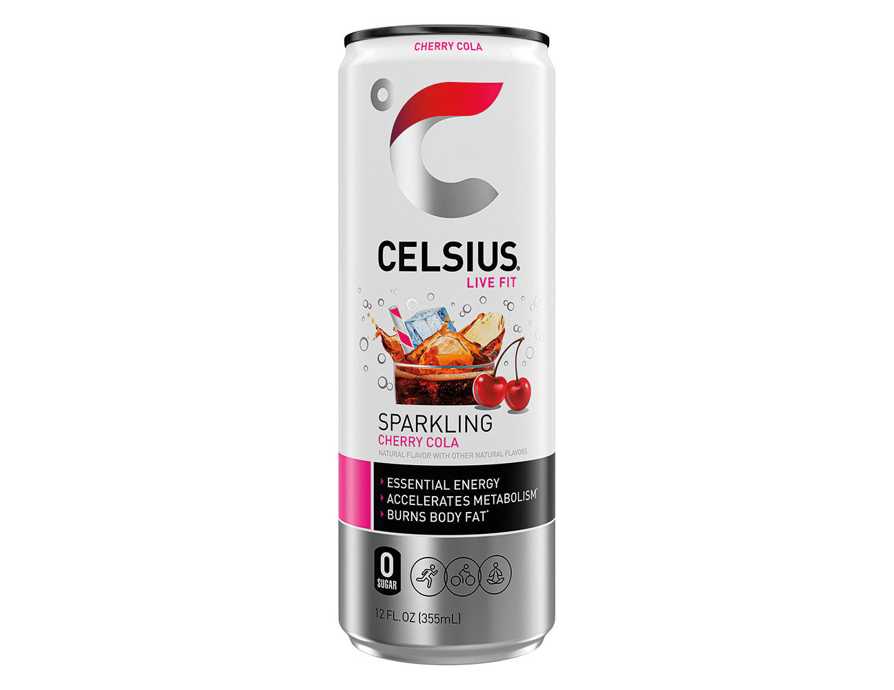 Celsius Cherry Cola Sparkling Energy Drink, 12 fl oz