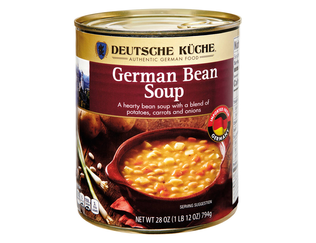 Deutsche Küche German Bean Soup, 28 oz