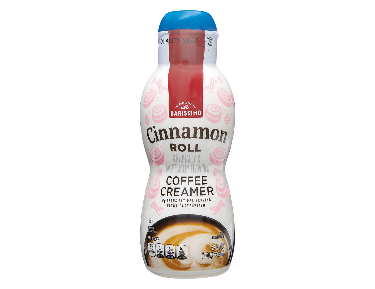 Barissimo Cinnamon Roll Coffee Creamer, 32 fl oz