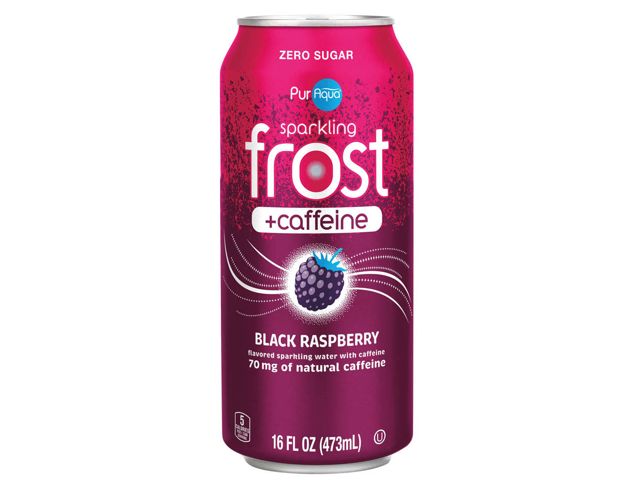 PurAqua Sparkling Frost Caffeine Black Raspberry Flavored Drink, 16 fl oz