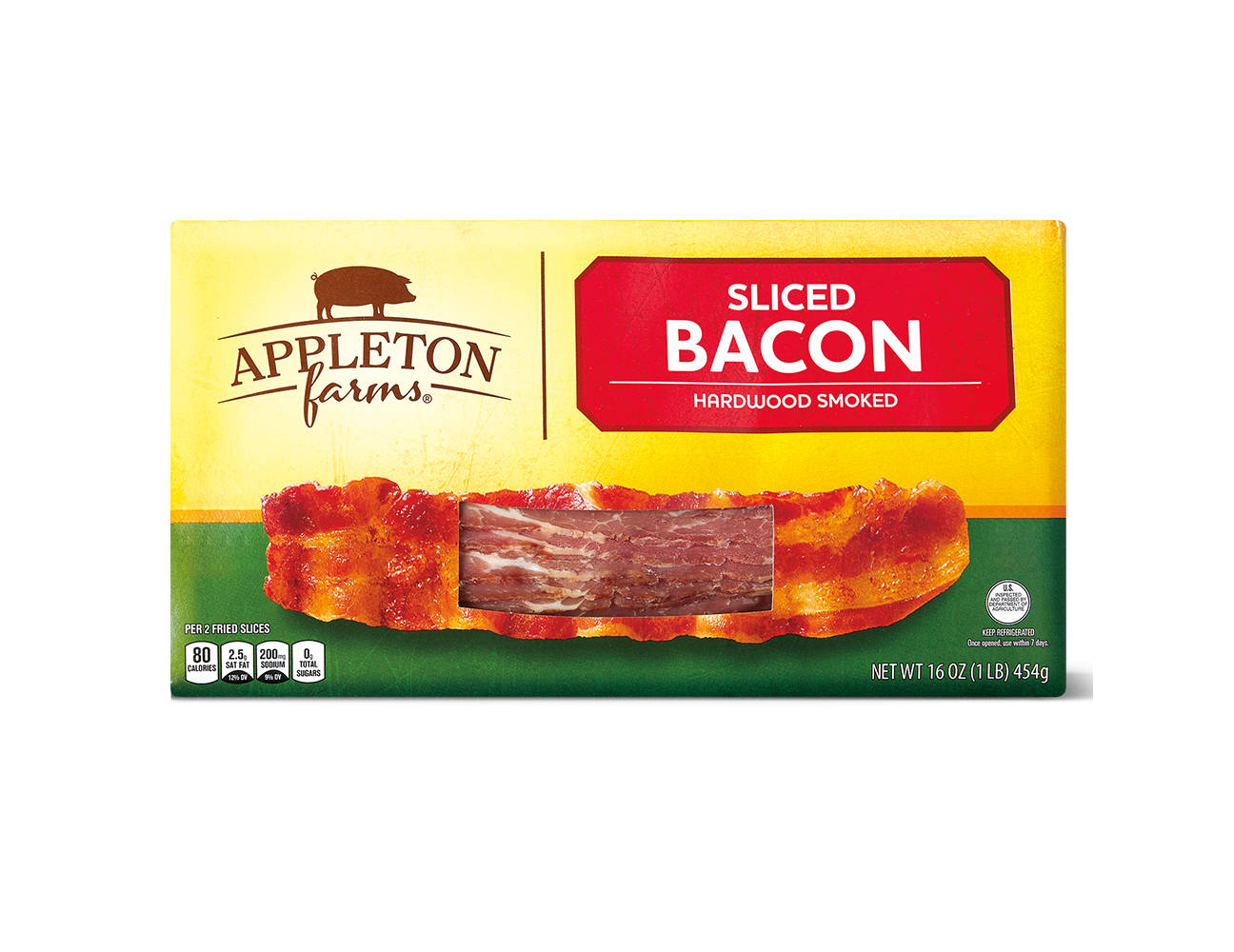 Appleton Farms Sliced Bacon, 1 lb