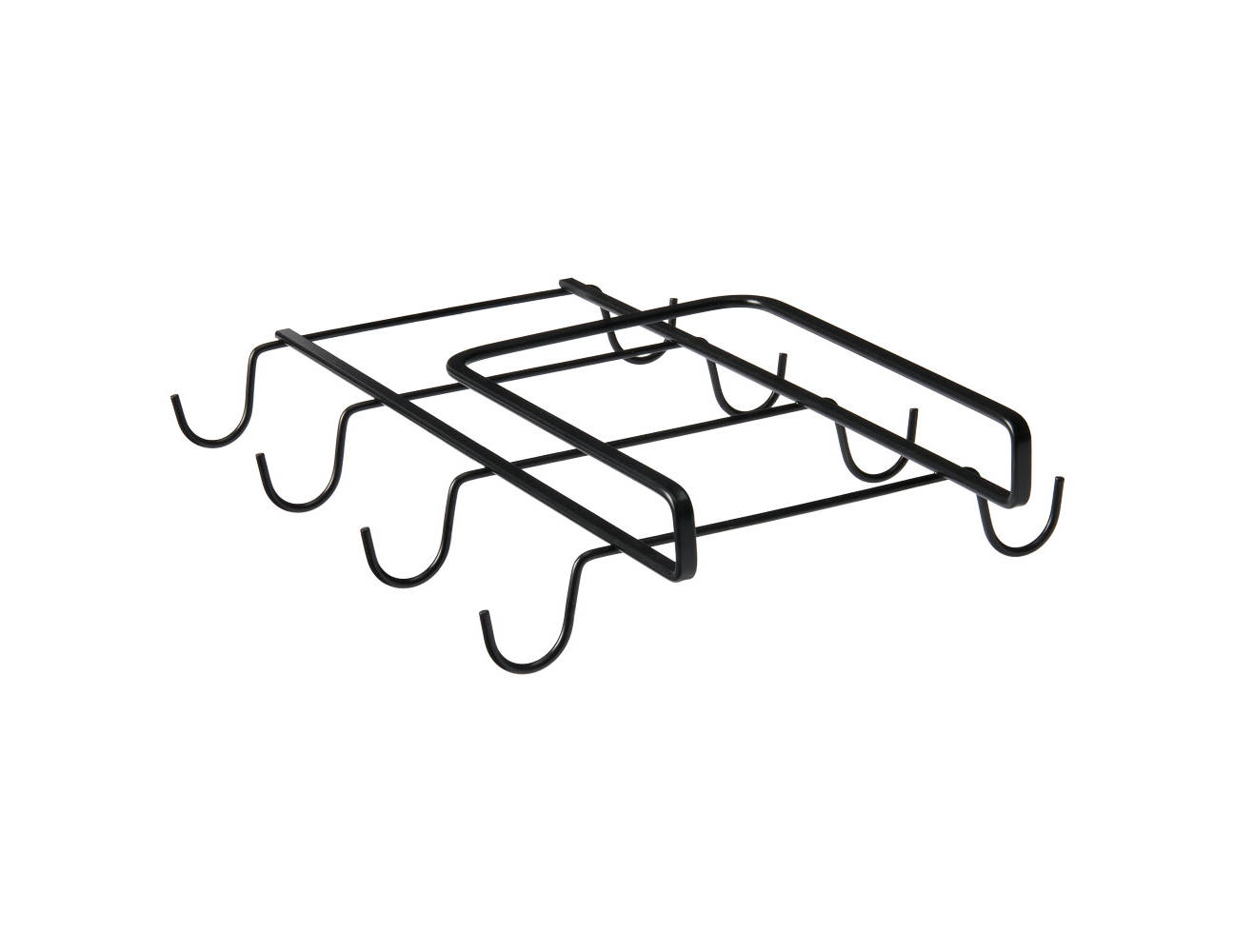 KIRKTON HOUSE Hanging Kitchen Organizer - Cup Holder, Black