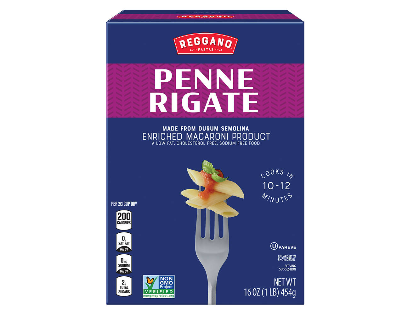 Reggano Penne Rigate Pasta, 16 oz