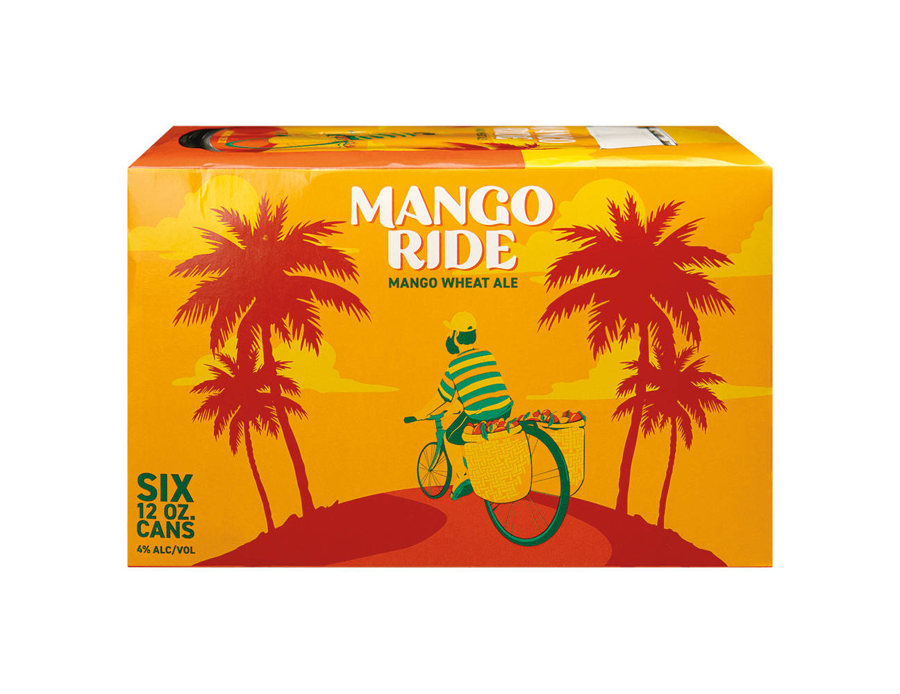 Mango Ride Mango Wheat Ale Beer - 6 pack, 12 fl oz