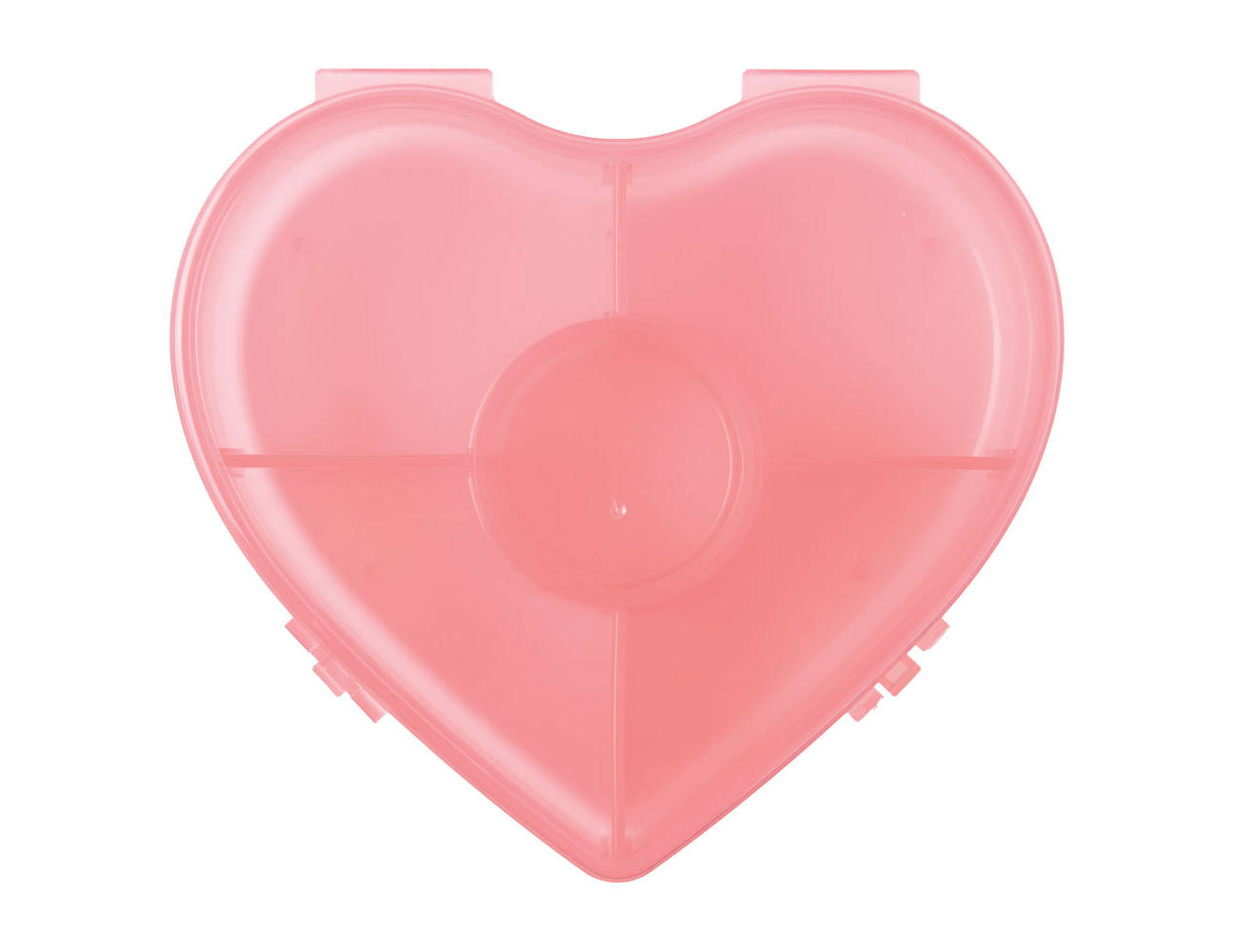 Crofton Heart Shaped Snackle Box, Pink