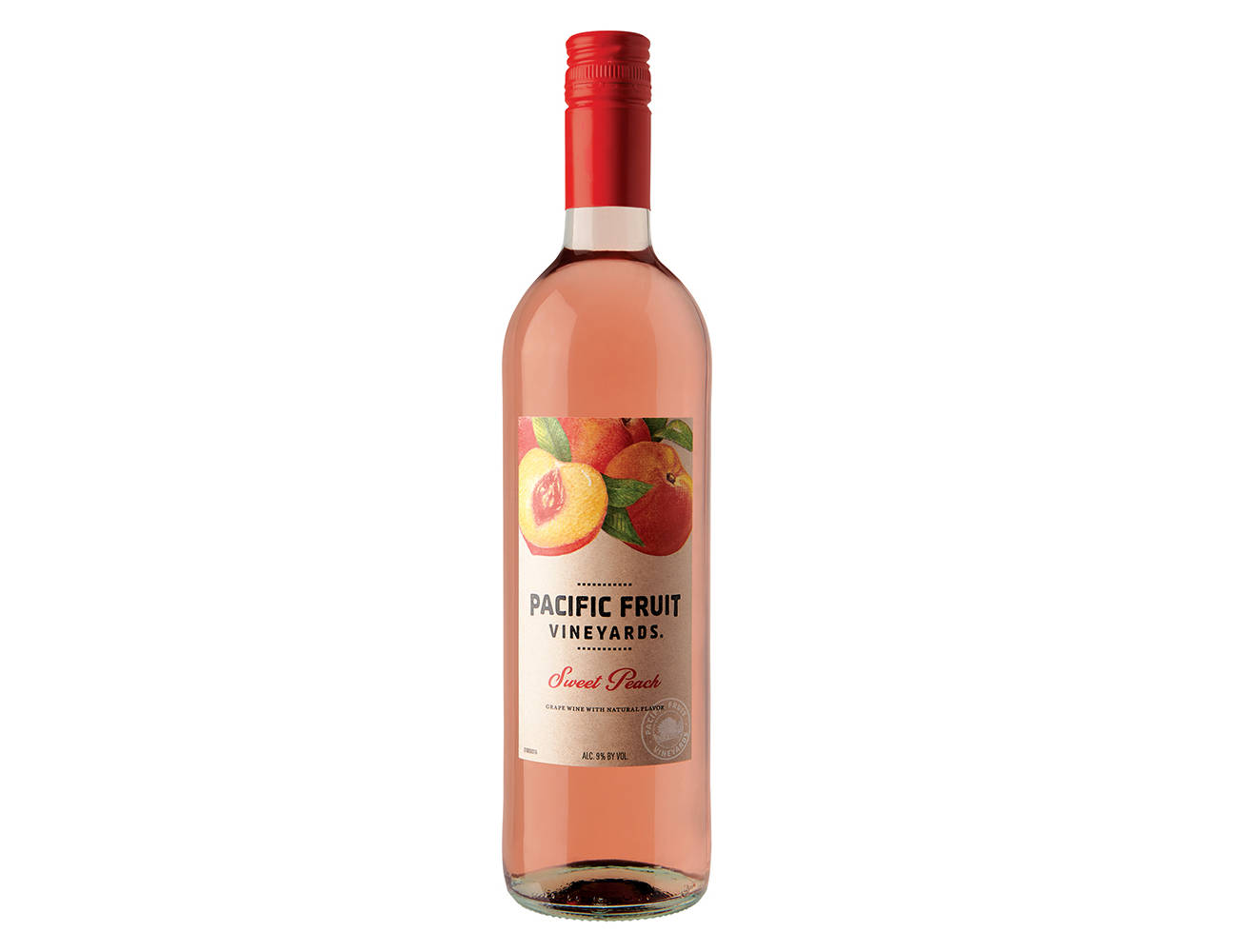 Pacific Fruit Vineyards Sweet Peach Wine, 750 ml