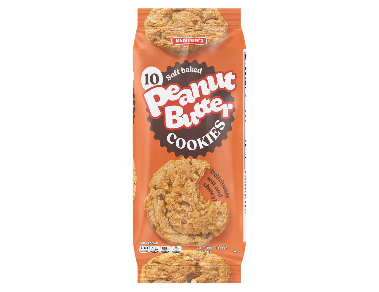 Benton's Soft Baked Peanut Butter Cookies, 10 oz