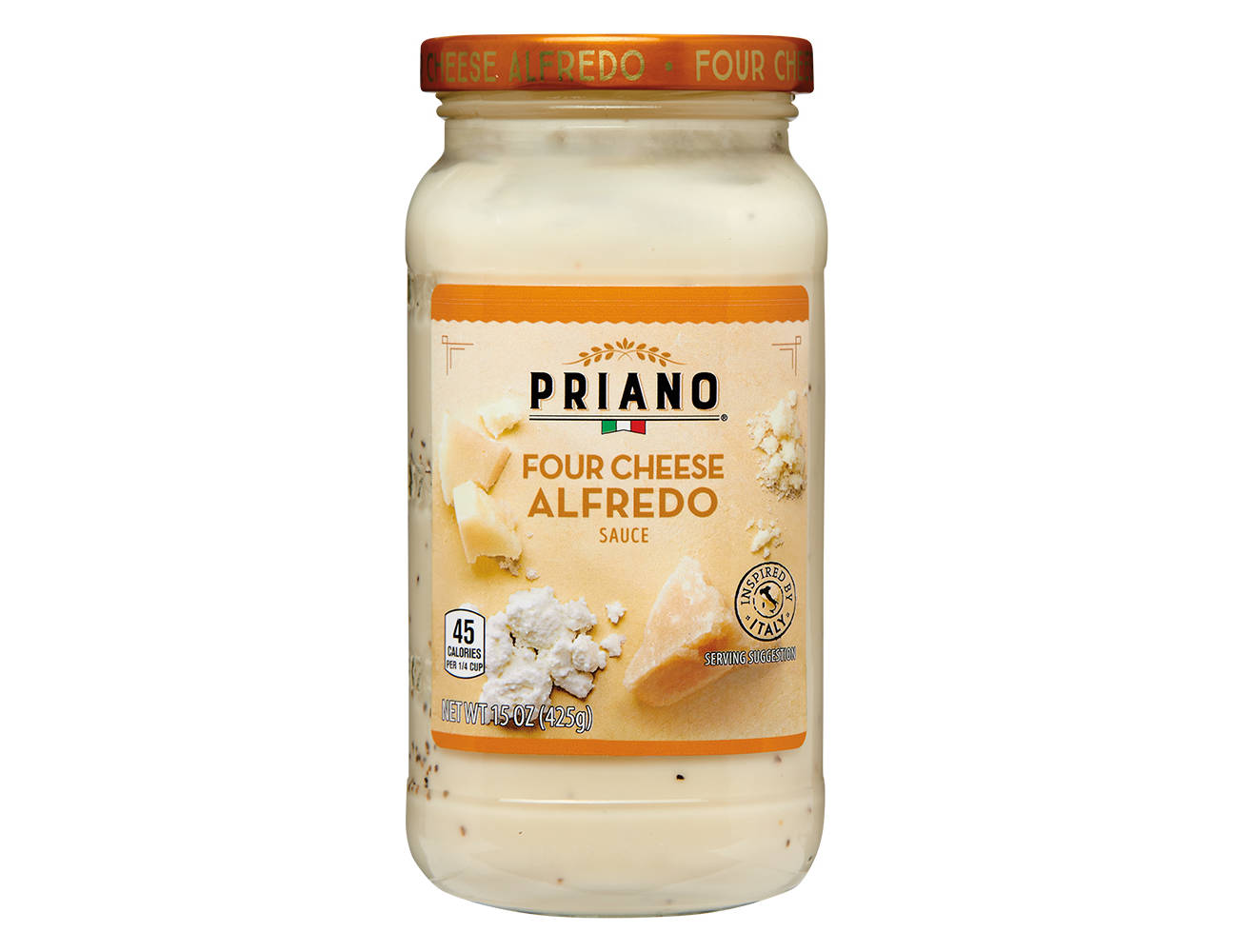 Priano Four Cheese Alfredo Sauce, 15 oz