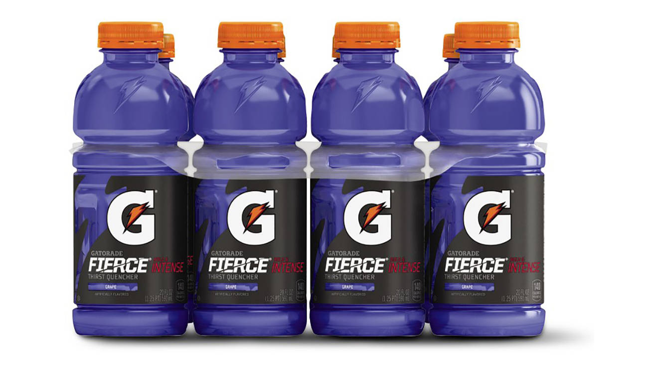 Gatorade Fierce Grape Sports Drink - 8 pack, 20 oz bottle