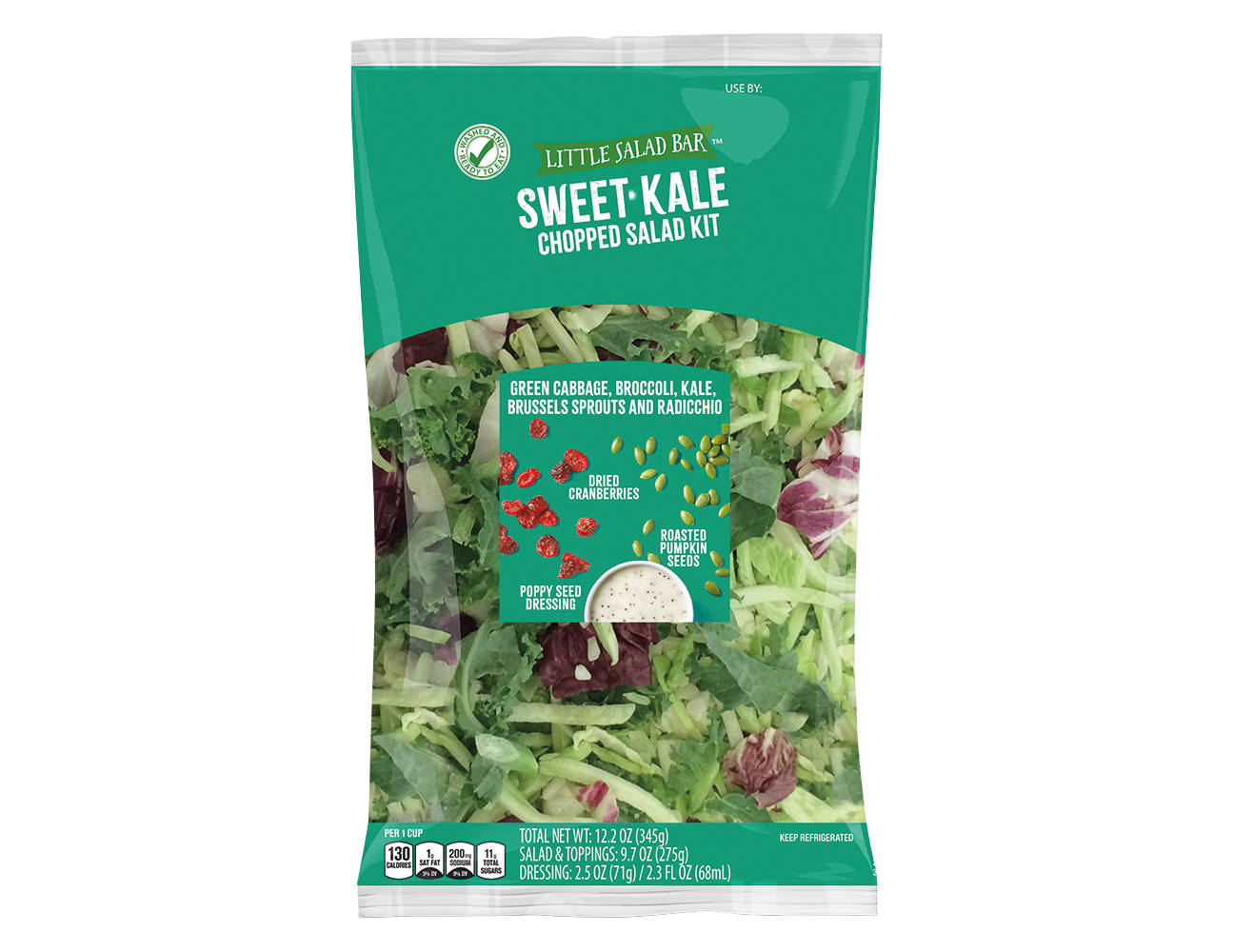 Little Salad Bar Sweet Kale Chopped Salad Kit, 12 oz