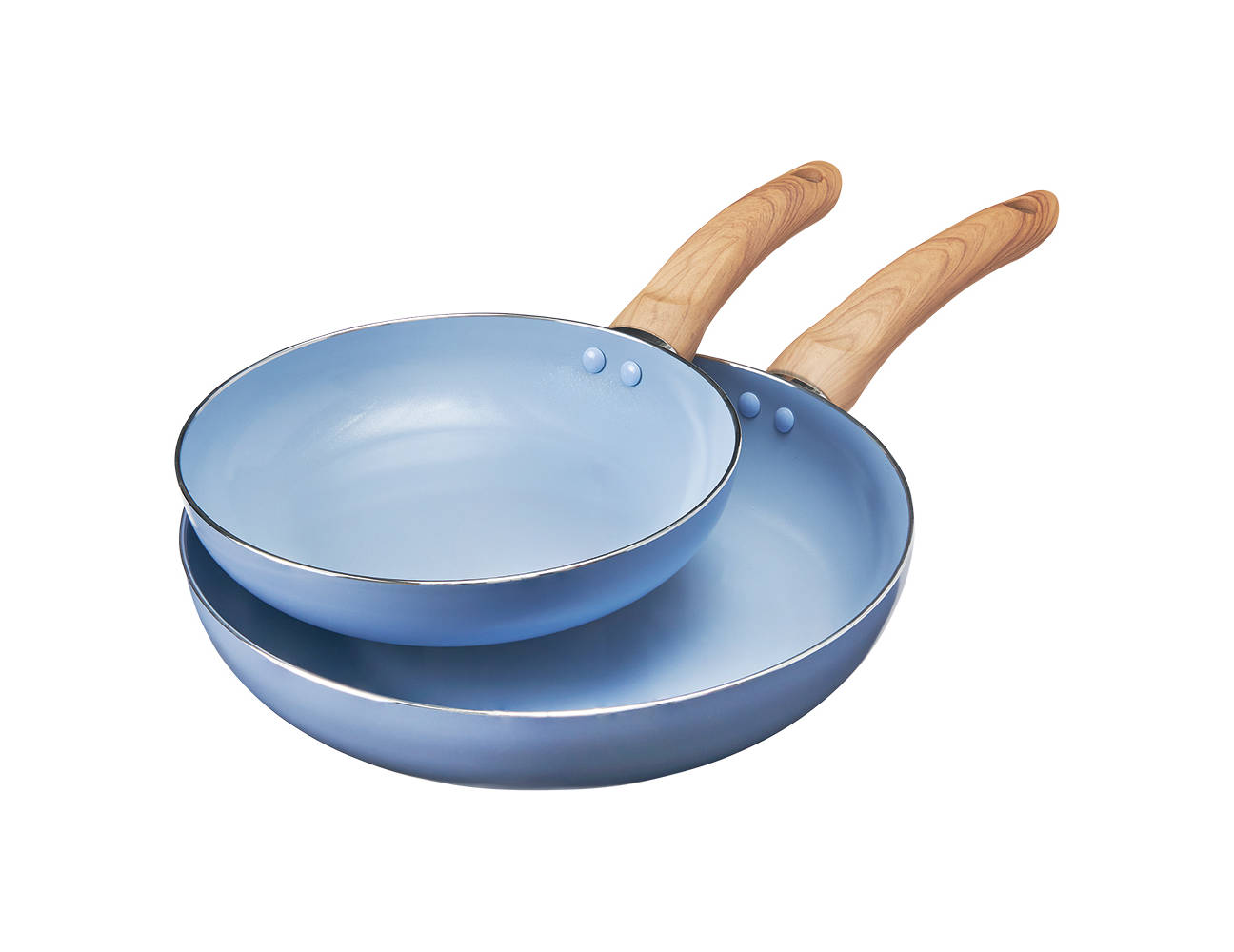 Crofton 8"/10" Nonstick Fry Pan Set, Blue