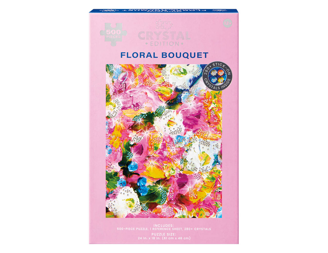 Hinkler 500 Piece Gemstone Puzzle - Floral Bouquet