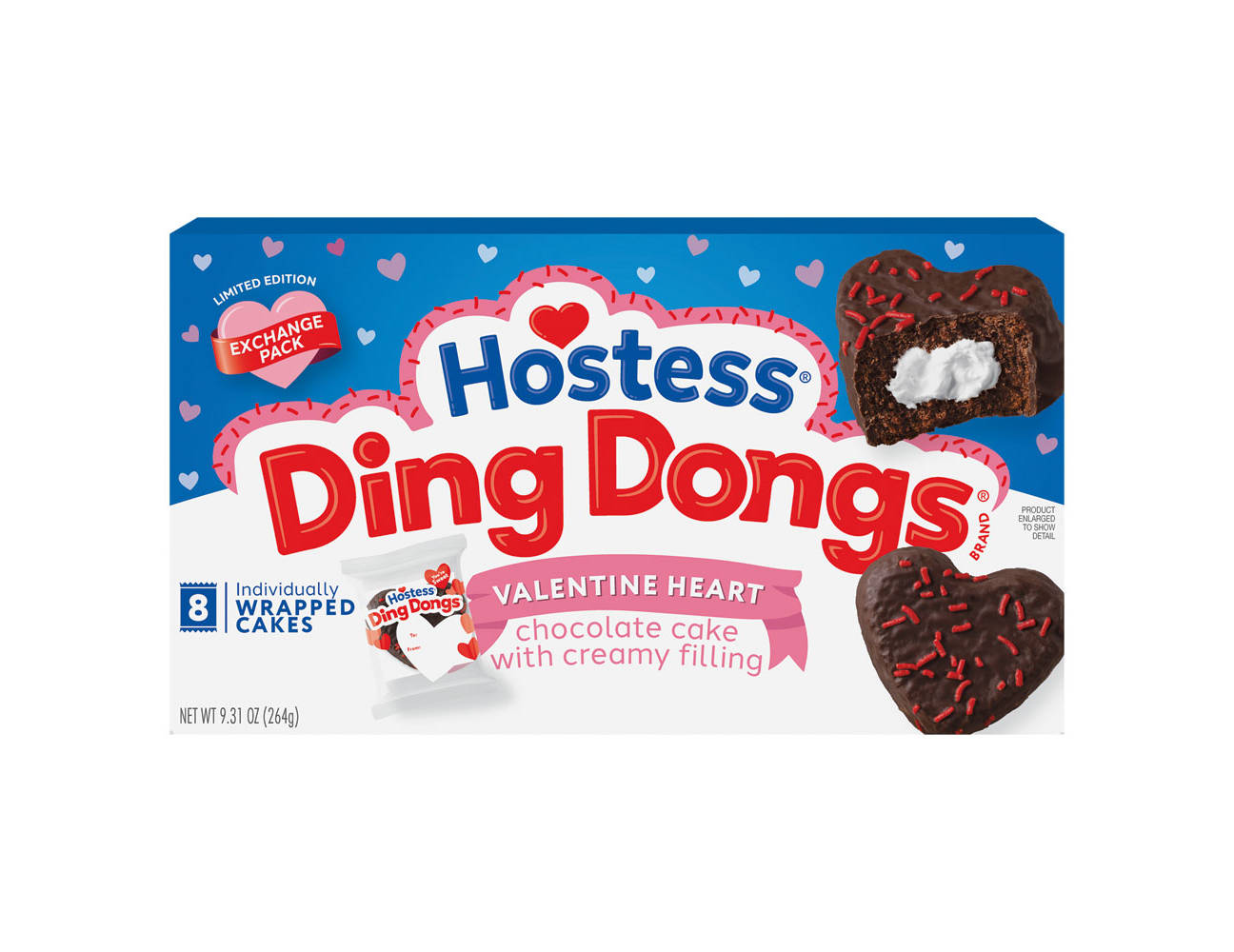 Hostess Valentine's Day Ding Dongs, 9.31 oz