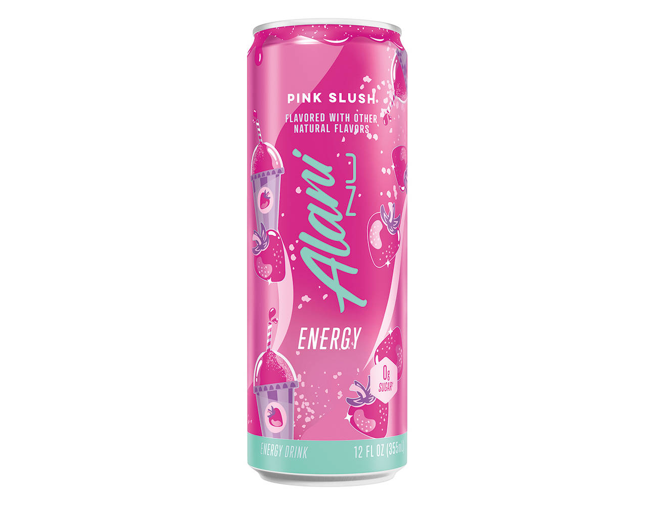 Alani NU Alani Pink Slush Energy Drink, 12 fl oz can