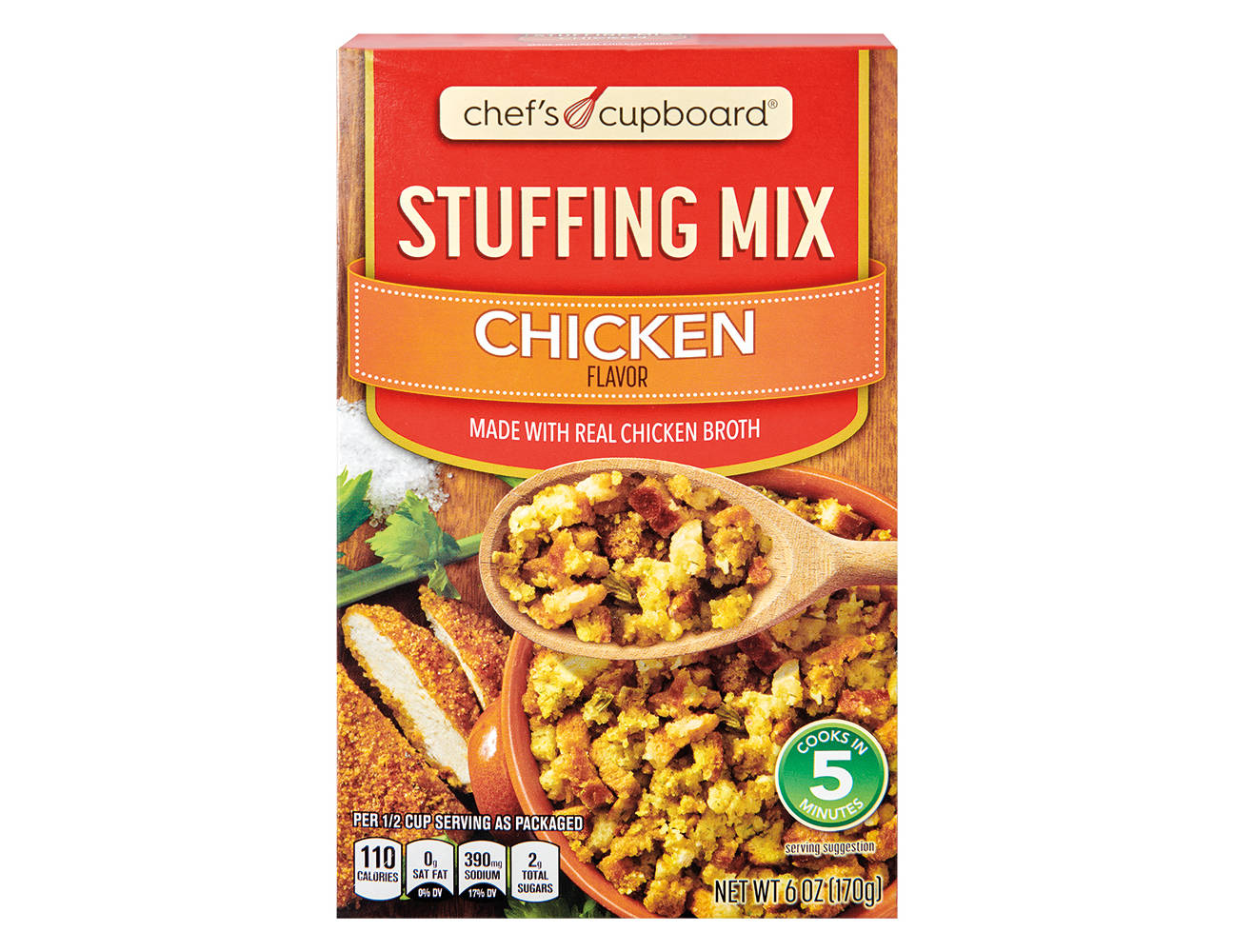 Chef's Cupboard Chicken Stuffing Mix, 6 oz
