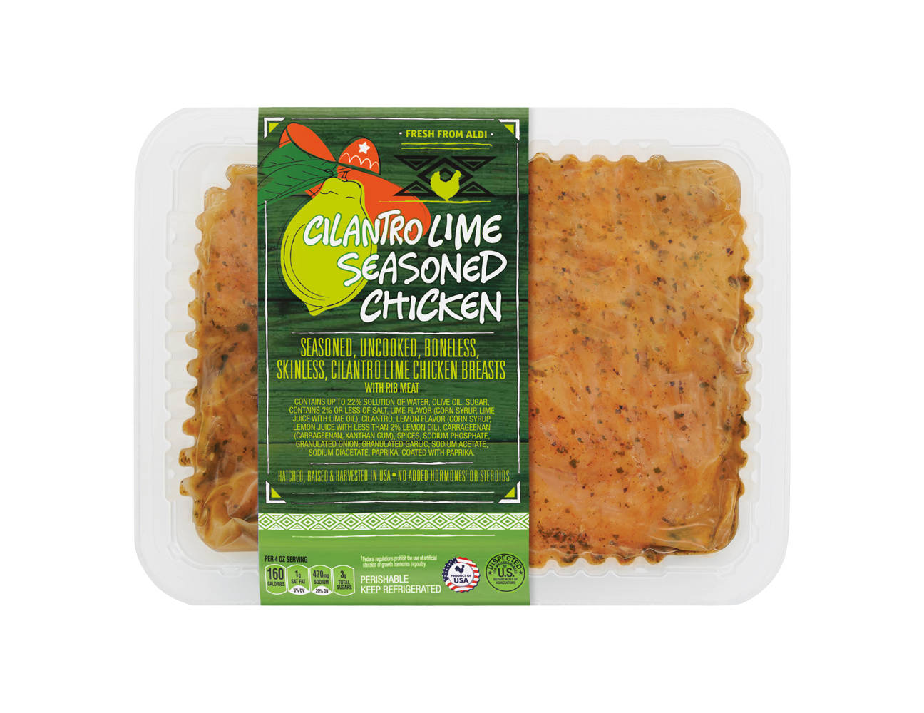 Fresh Cilantro Lime Seasoned Chicken