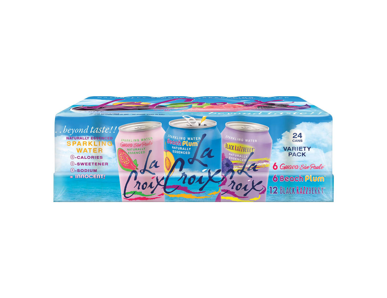 La Croix Variety Pack Flavored Sparking Water - 24 pack, 12 fl oz can