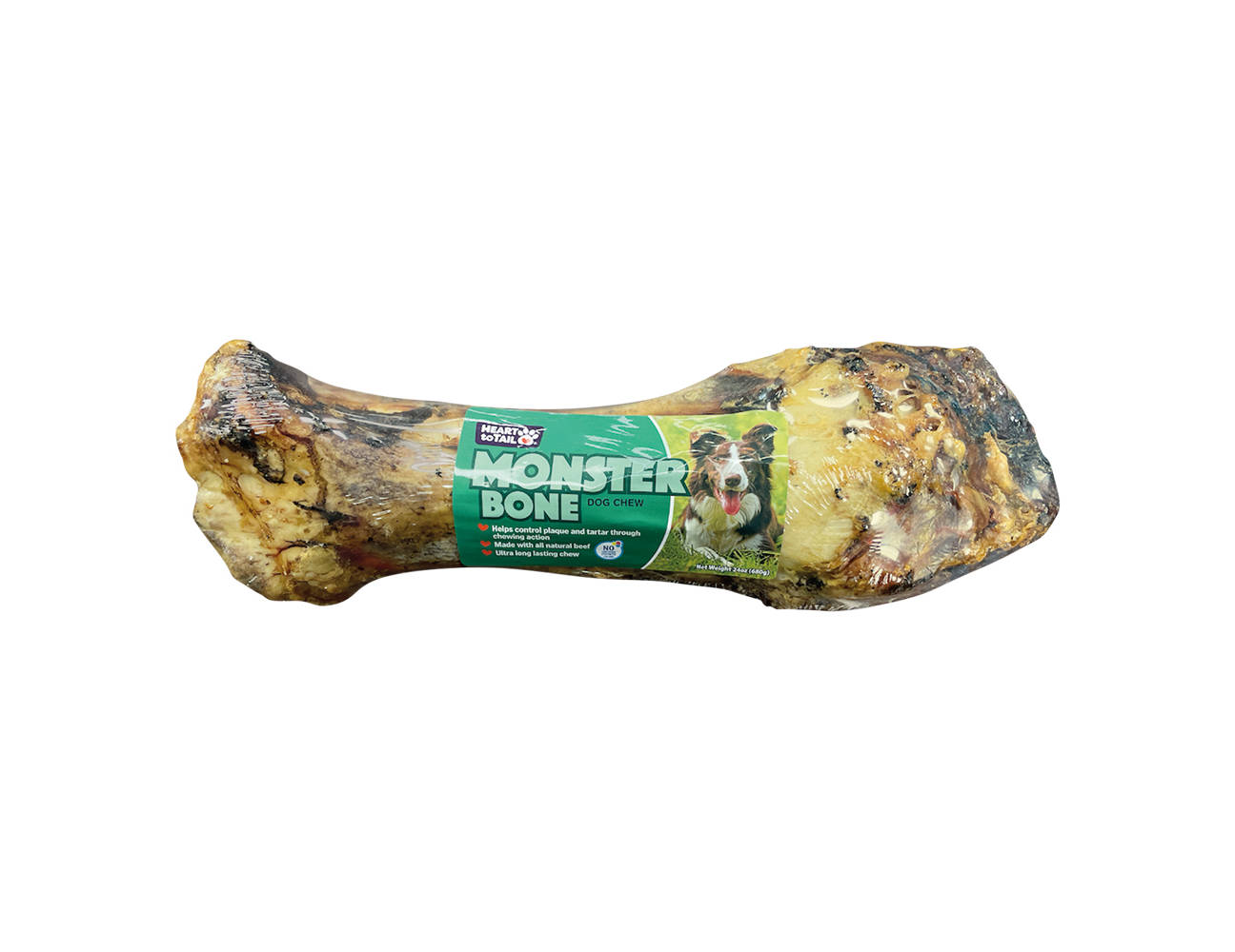 Heart to Tail Monster Bone Dog Chew, 24 oz