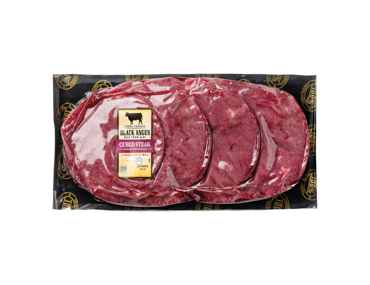 Black Angus Beef Choice Boneless Cubed Steak