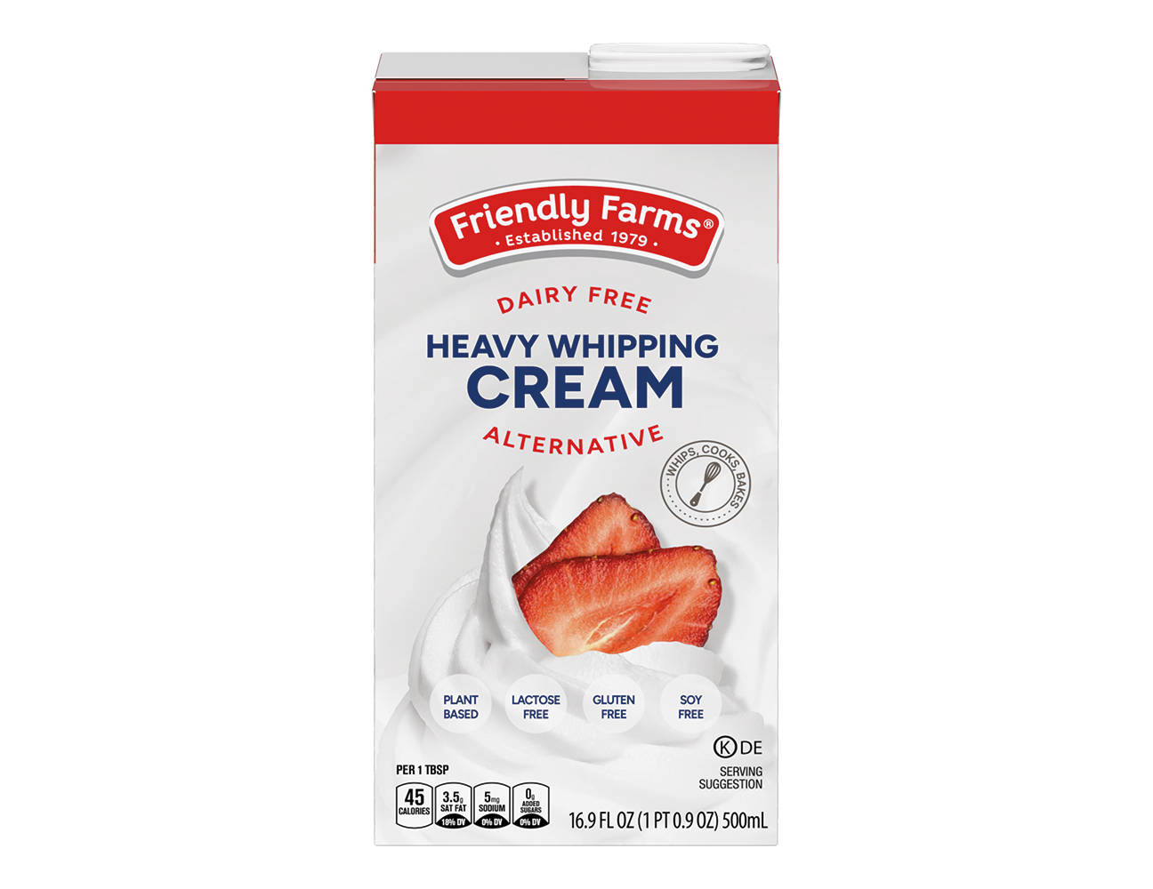 Friendly Farms Dairy Free Heavy Whipping Cream, 16.9 fl oz